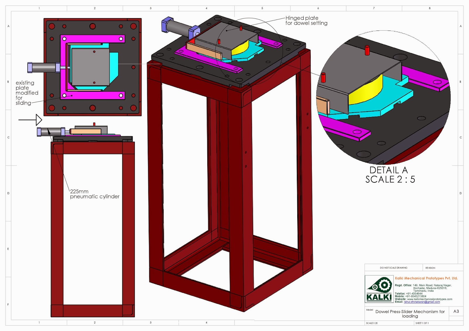 Custom Machine Designer: Mini pneumatic presses and hand held special tools