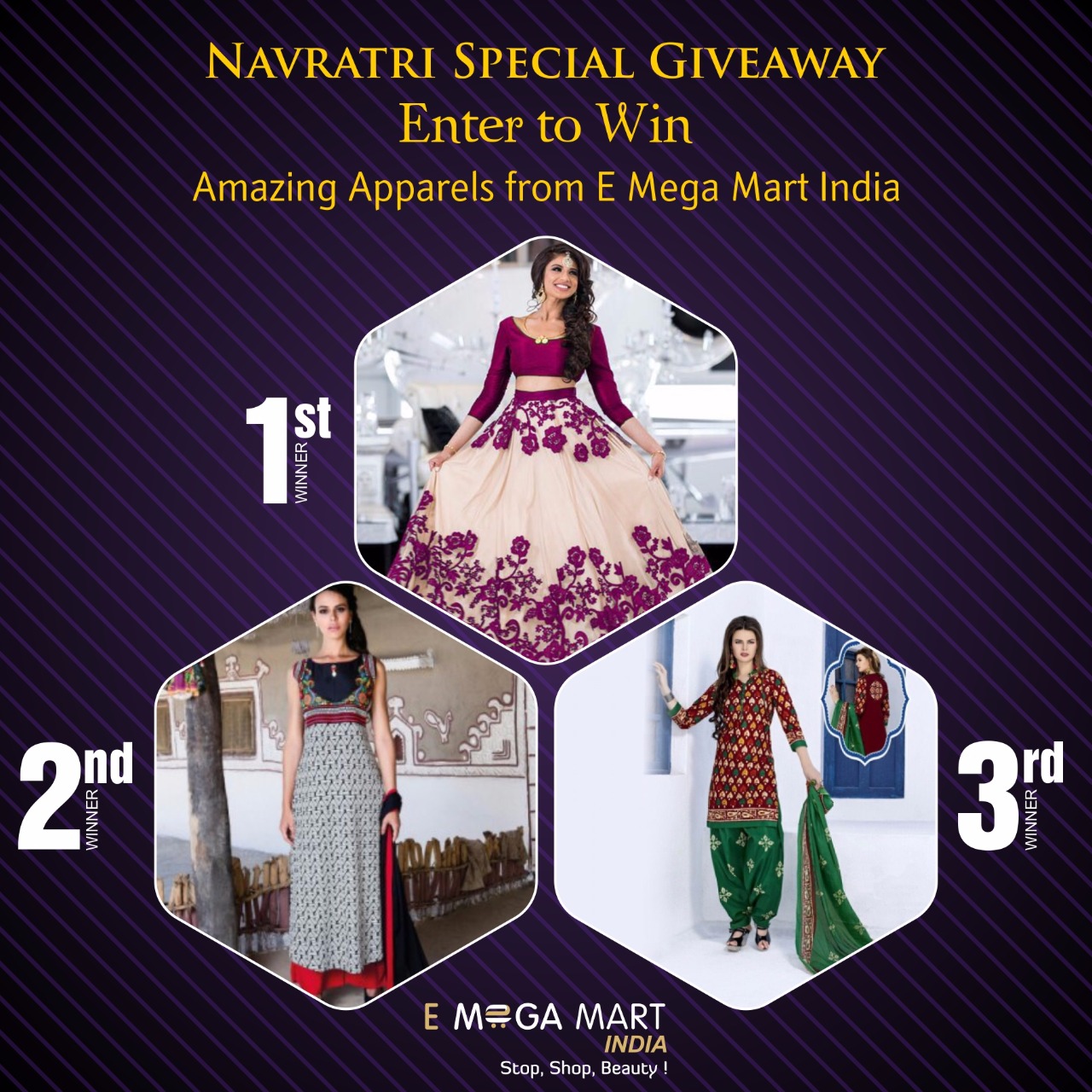 Alive n Kicking: Navratri Special Giveaway - Win Dresses