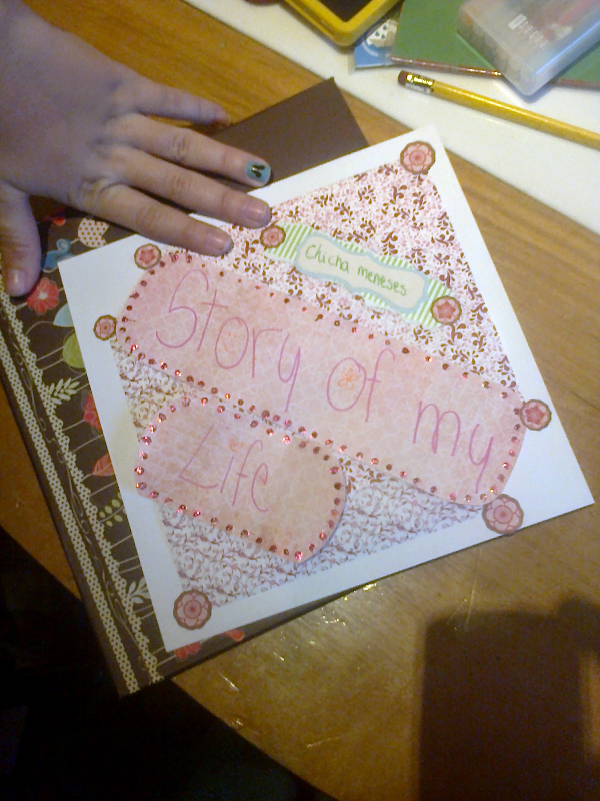 my English activity wOrkbook: -- scrapbooking project