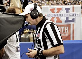 Referee Bill Leavy on the Ridley Fumble
