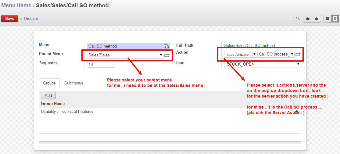 How To Link An Odoo Orm Method With Menu Without Writing A Singleline Of Code Instant Erp