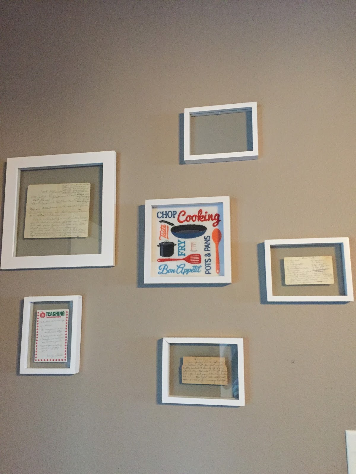 The Housework Isn't Getting Done: The Recipe Wall