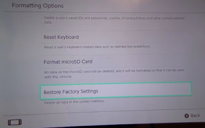 Reset Nintendo Switch to Factory: Wipe all your Data