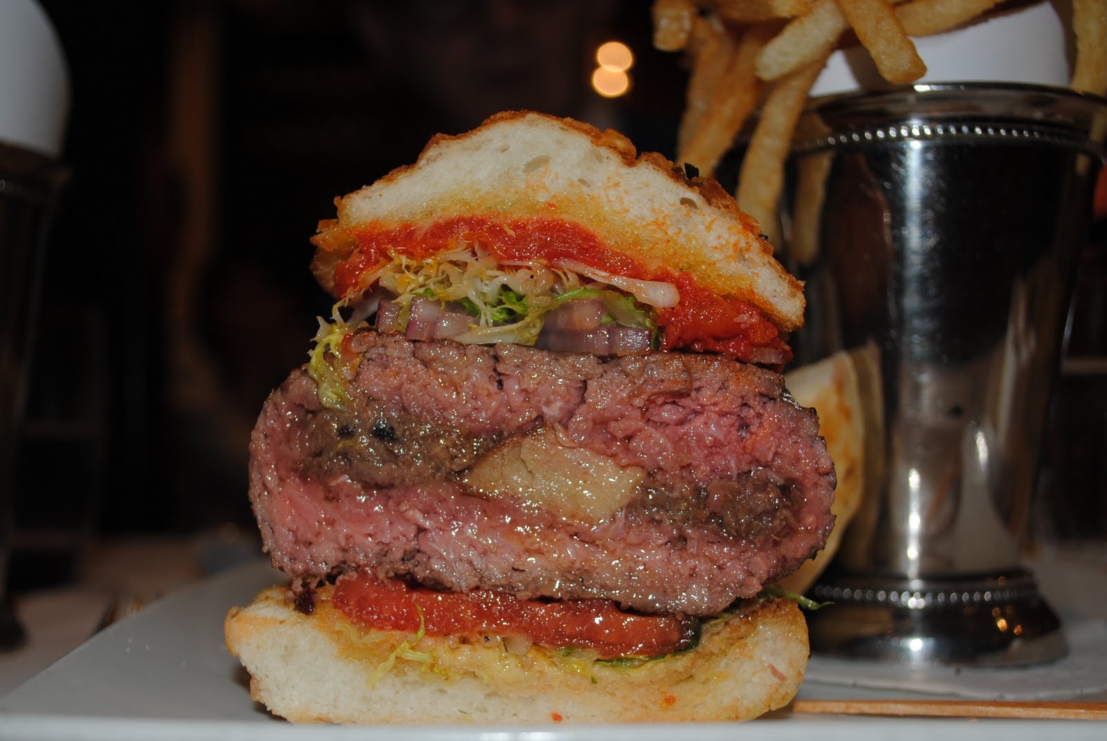 Folded Victory: A Beautiful Idea: The Burger at db bistro moderne