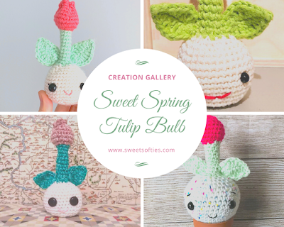 Sweet Spring Tulip Bulb Amigurumi (Free Crochet Pattern) - Sweet ...