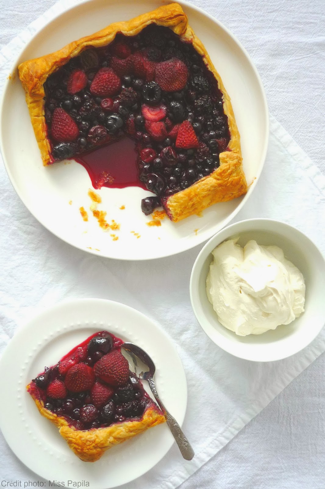 Miss Papila: Tarte aux petits fruits et chantilly au mascarpone...