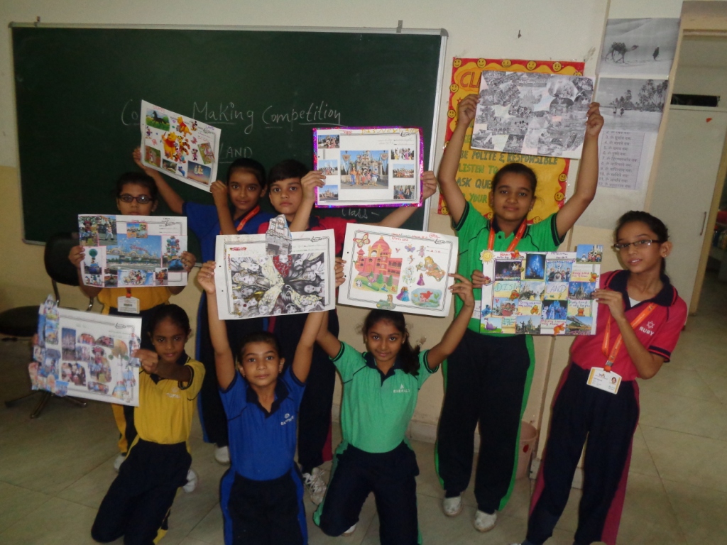 On the top of the World...: Collage Making Competition held at WIS ...