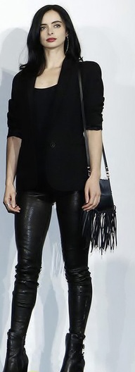 Lovely Ladies in Leather: Krysten Ritter in leather pants