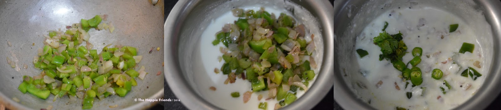 Capsicum Raita | Bell Pepper Raita - Cook with Sharmila