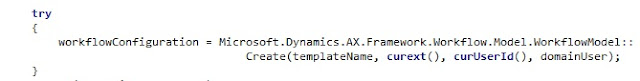 Dynamics Ax Axapta Error While Creating Custom Workflow