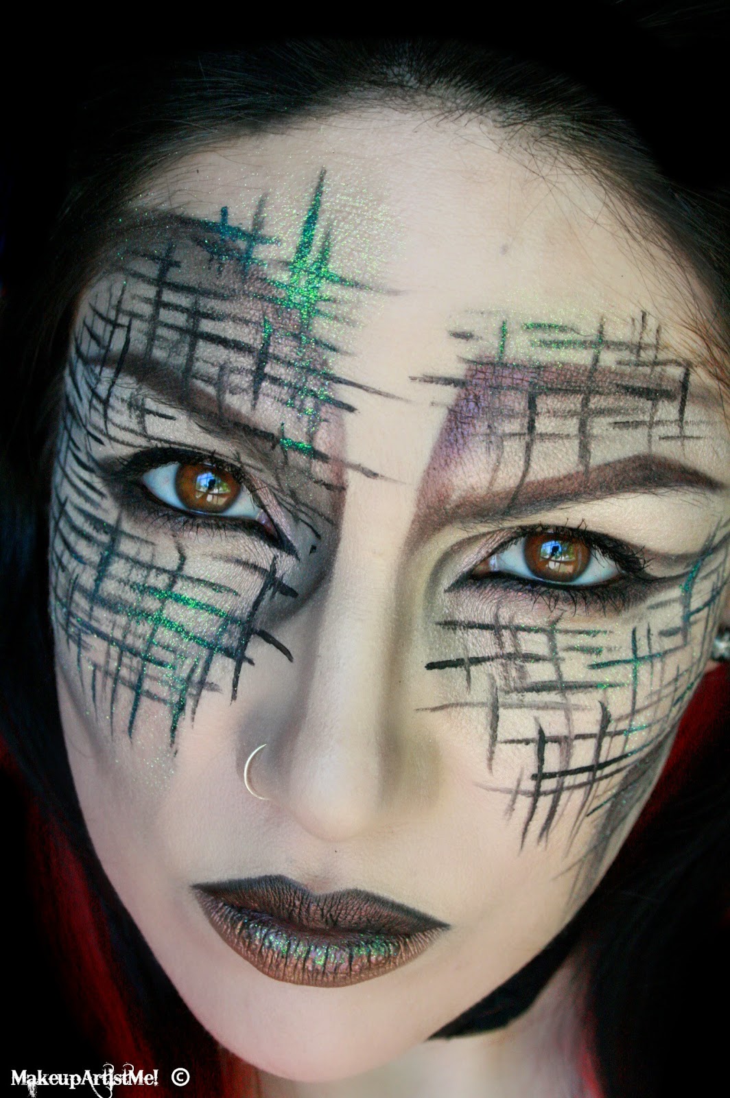 Crossed - Artistic Makeup look
