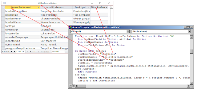 Membuat Pengaturan Sistem Sendiri Di Access - Membuat Modul (Bagian 3 ...