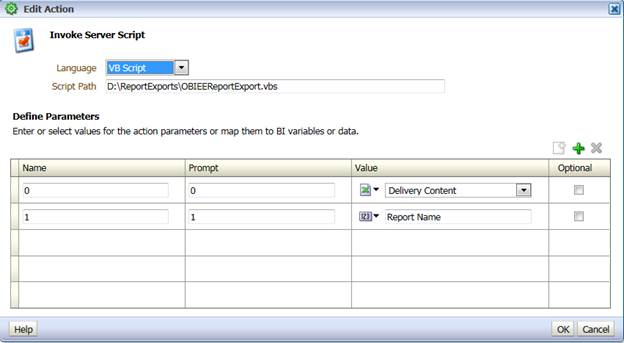 OBIEE 11g: Saving an OBIEE report on a Folder via Agent.