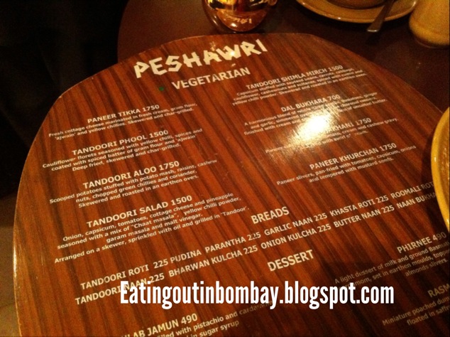 Eating Out in Bombay..: Peshawri