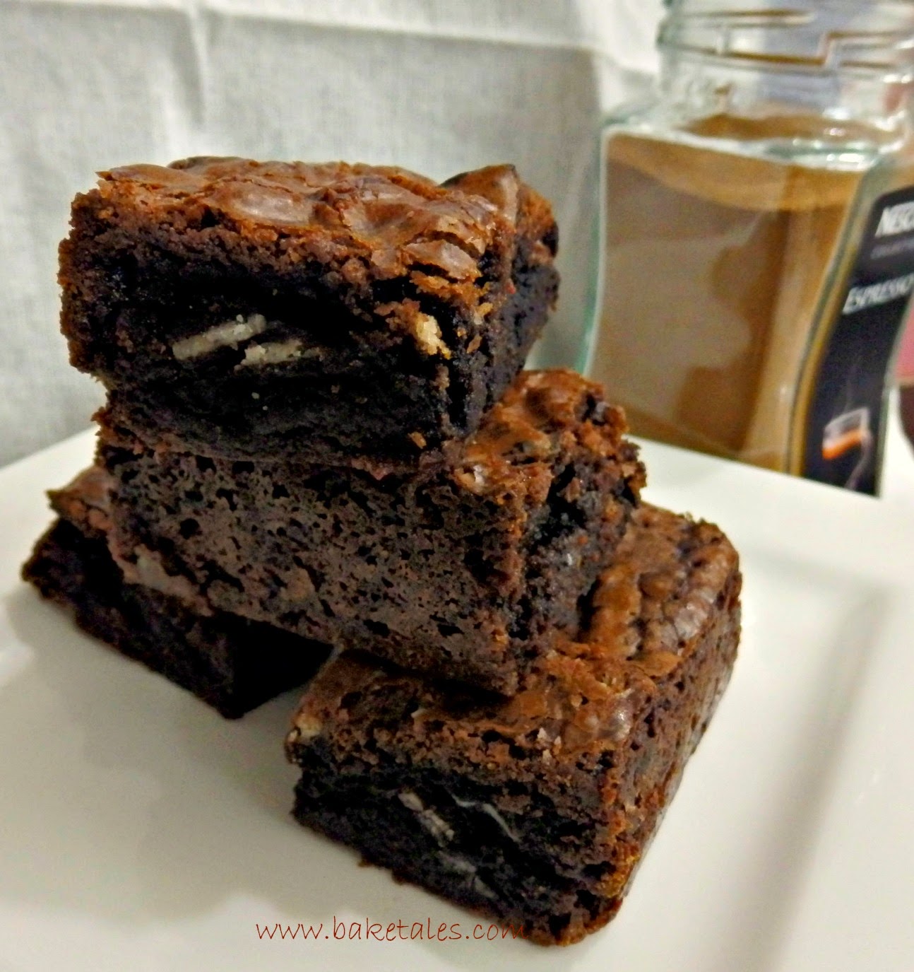 Espresso and Oreo chocolate brownies | Bake Tales