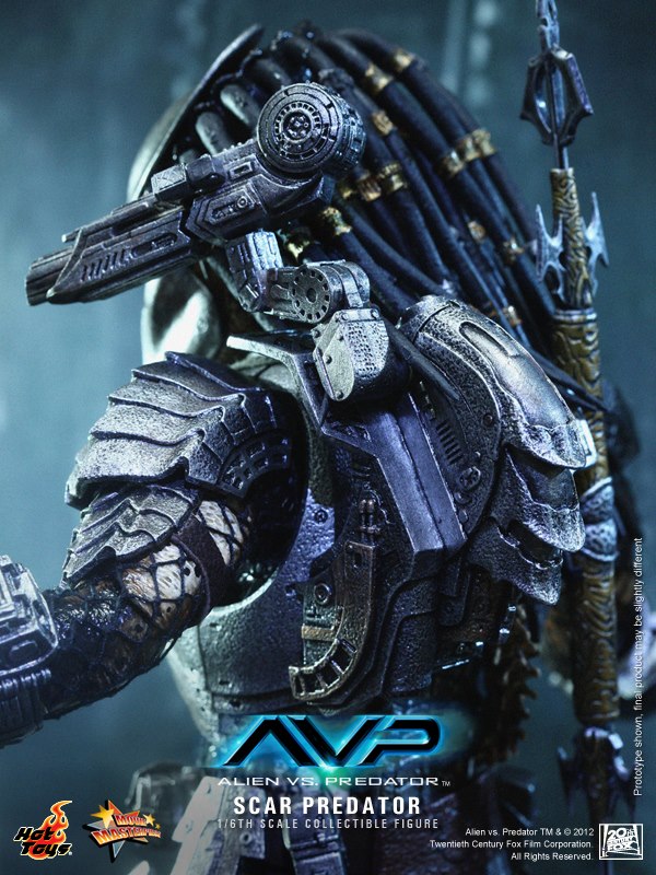 toyhaven: Preview Hot Toys Alien vs. Predator: 1/6th scale Scar ...