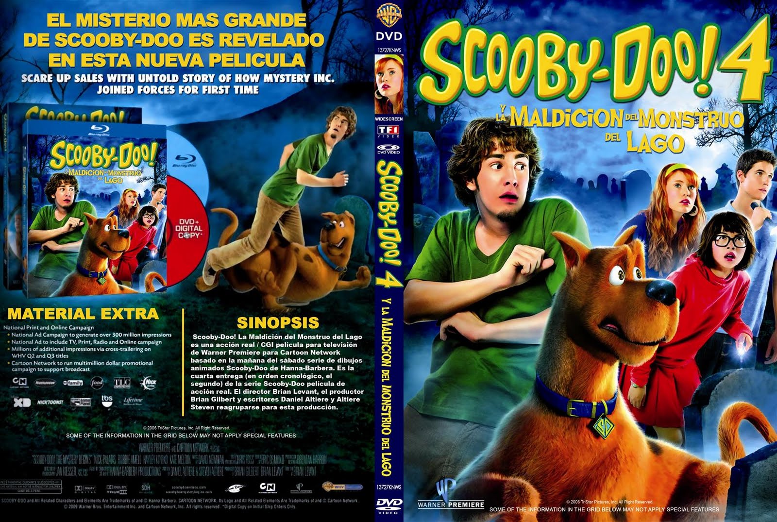 Capas Filmes Aventura: Scooby-Doo 4 - A Maldição do Lago Ness