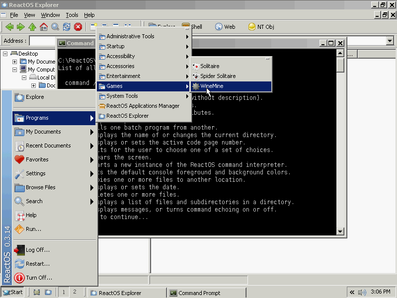Mencoba ReactOS: Sistem Operasi Kloning Windows XP