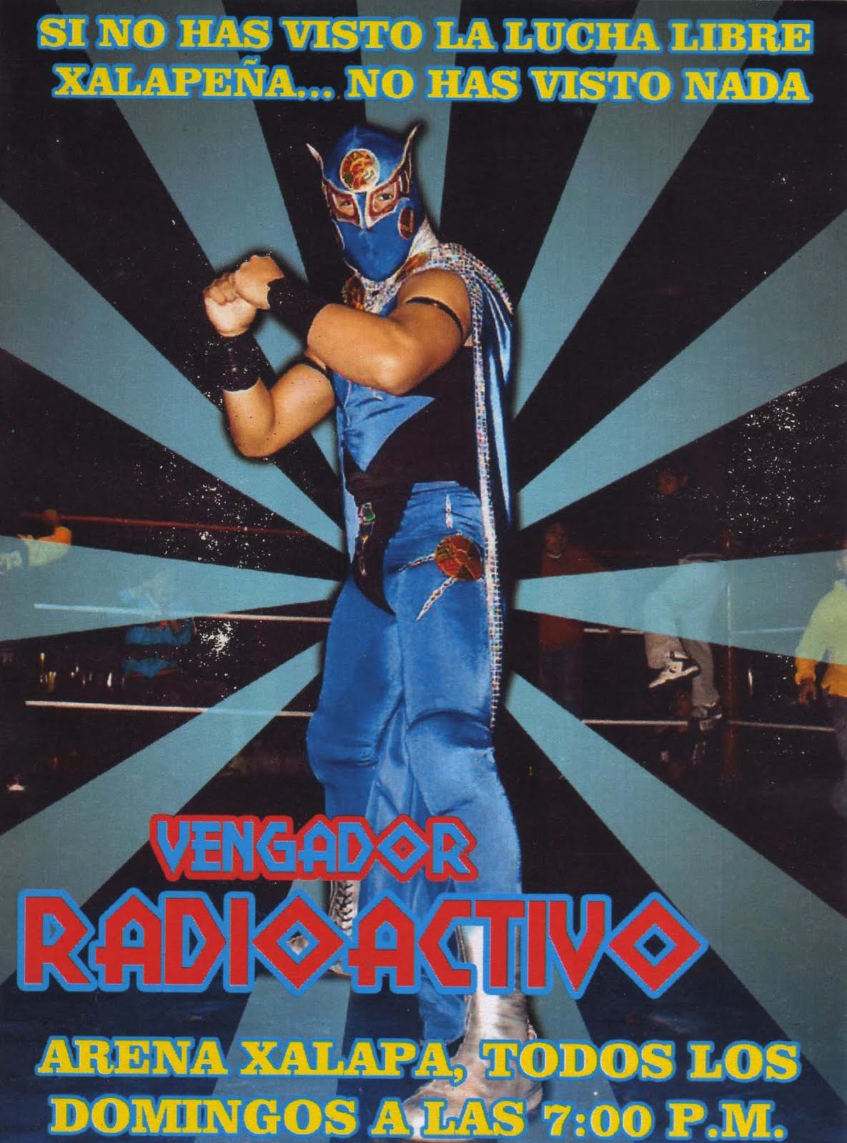 Fotografía de lucha libre traumaestudio: Vengador radioactivo apoyalo
