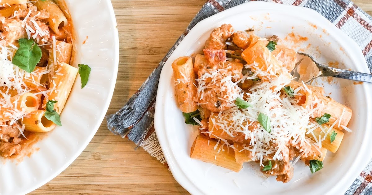 Magnolia Mamas : Kitchen Confessions: Creamy Sausage Rigatoni