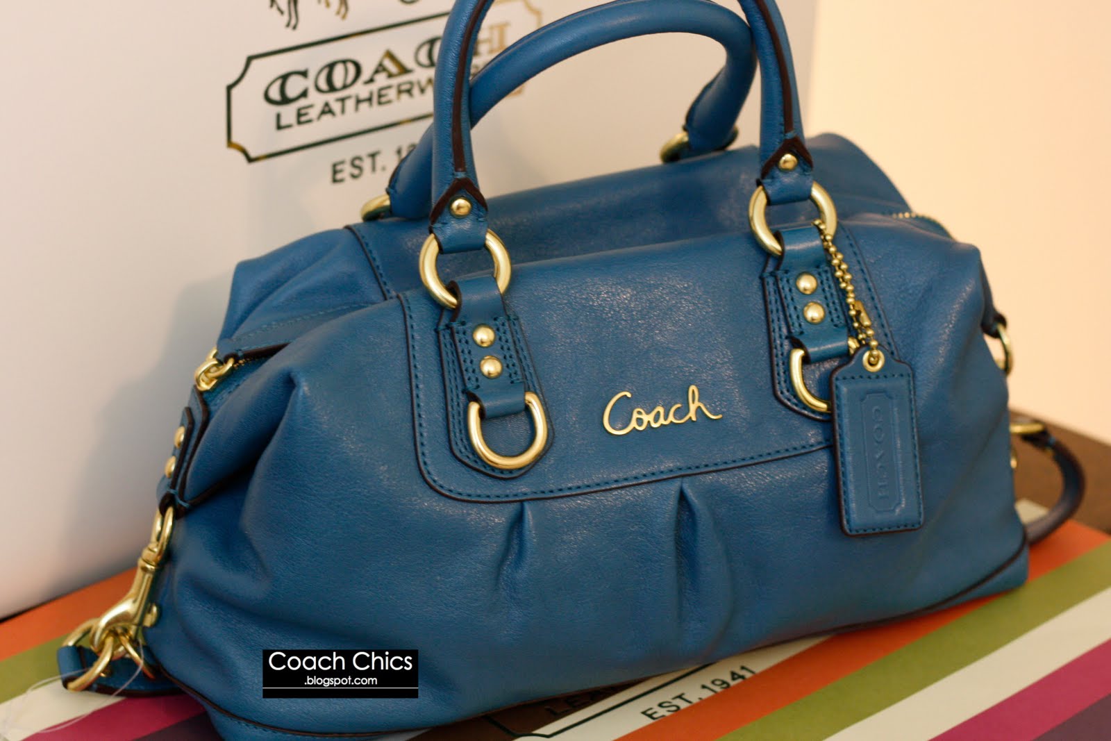 Coach Chics: Coach Ashley Leather Satchel