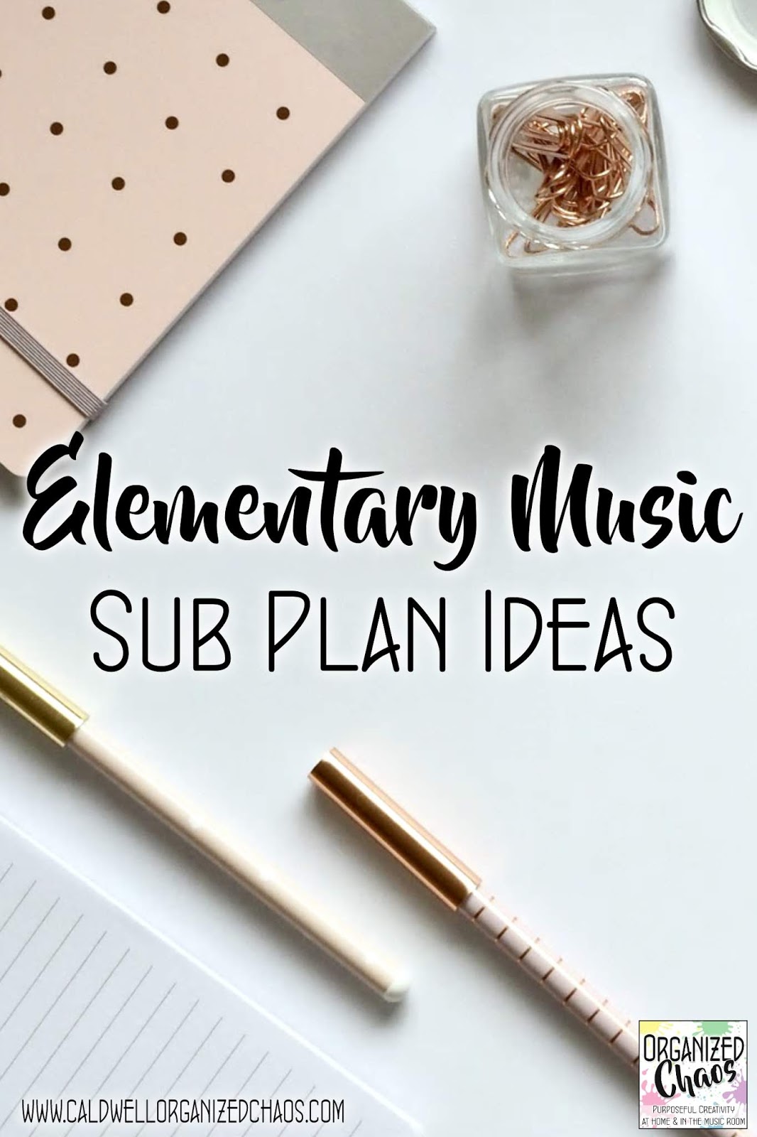 Elementary Music Sub Plan Ideas | Organized Chaos