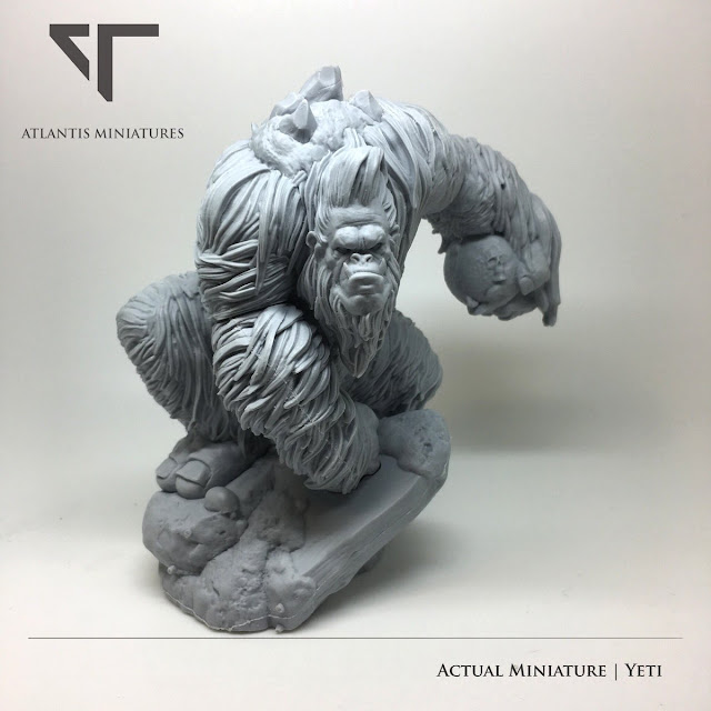Wargame News and Terrain: Atlantis Miniatures: Monstrous Yeti ...