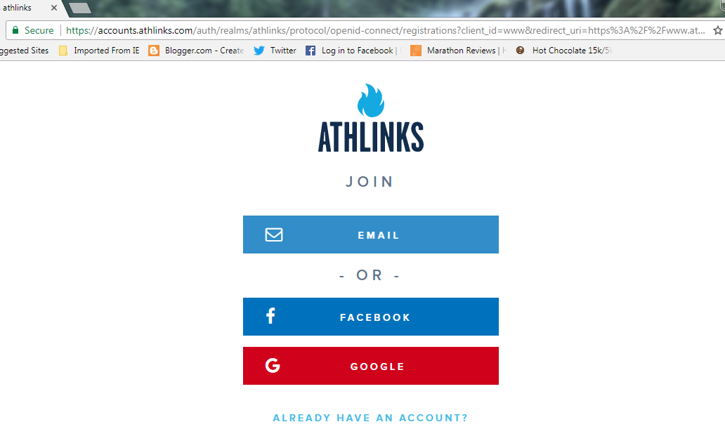 JoeG : Product Review: Athlinks! All of your race results in one place!