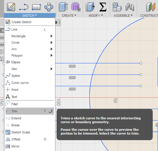 Tango Of The Geeks Trim Command Fusion360 Quick Tip