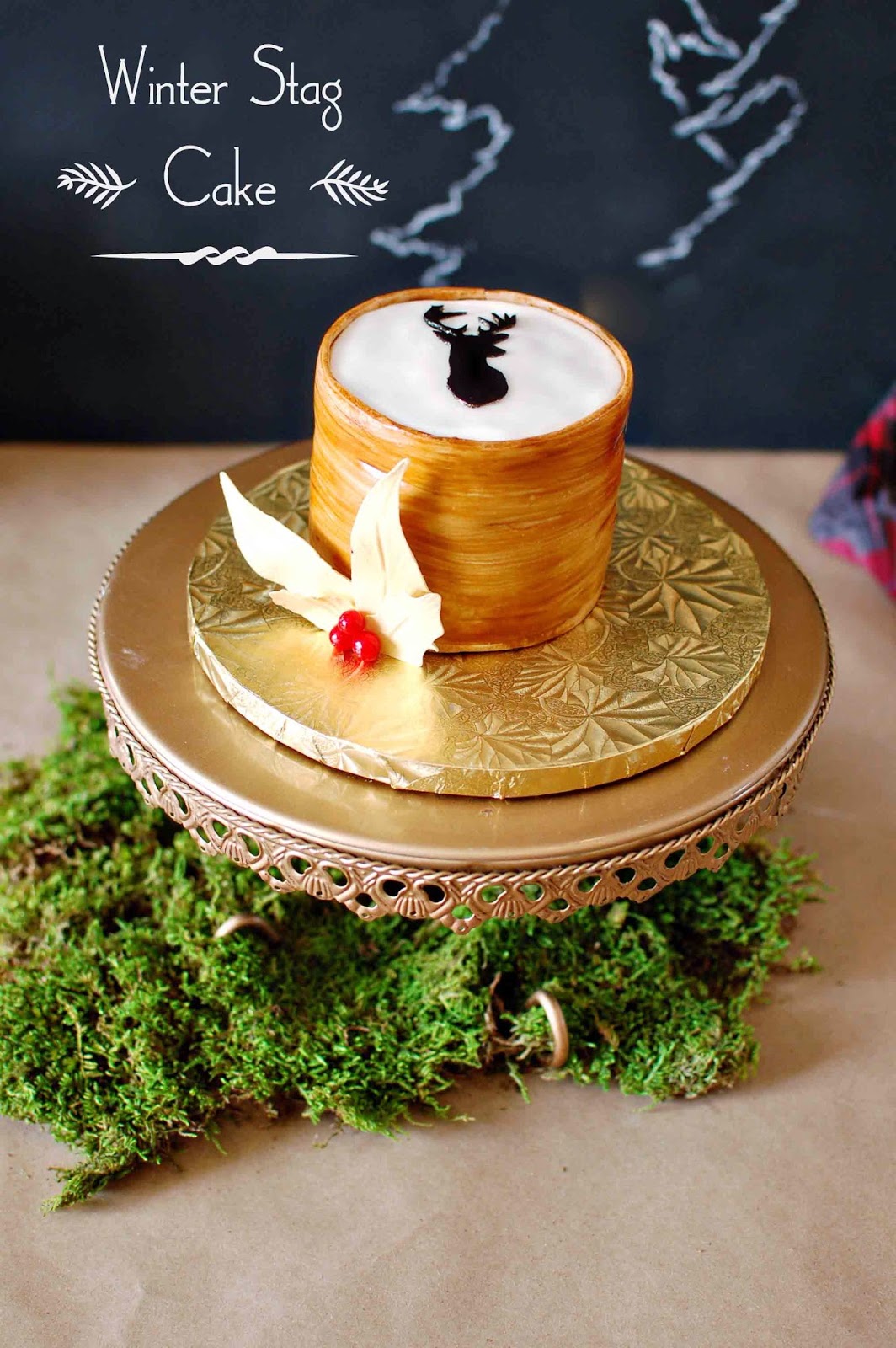 CAKE HAPPENS: Winter Stag Cake