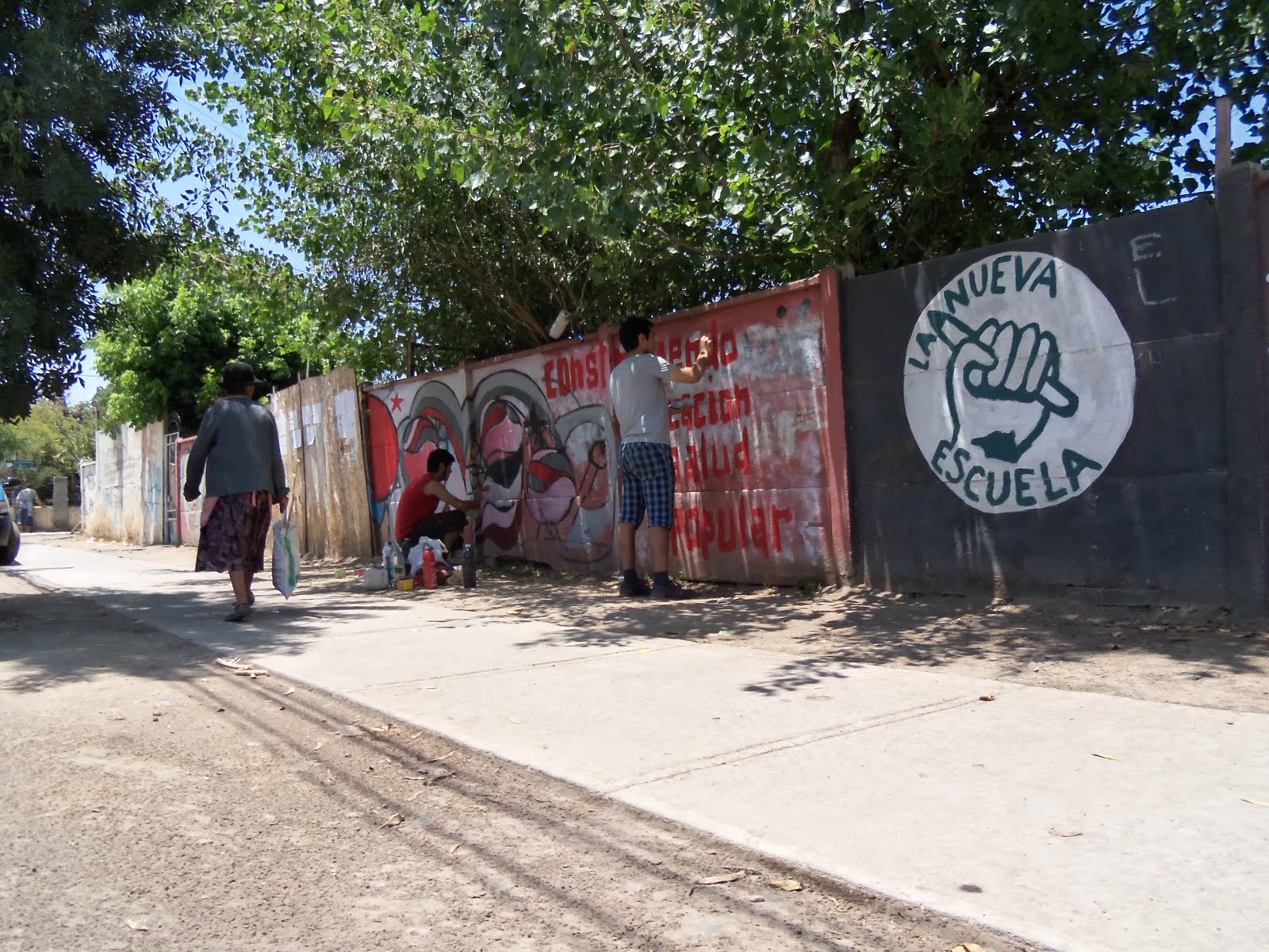 Unidades Muralistas Luchador Ernesto Miranda - UMLEM Chile: MURAL EN LA ...