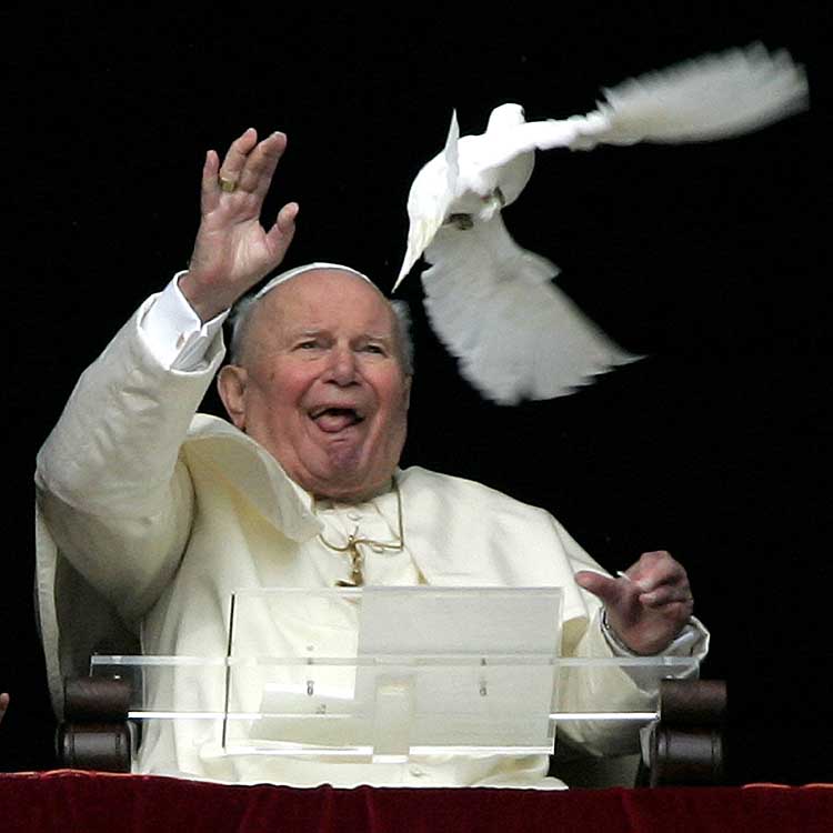 Rodrigues via Mauritius: Selig sind die Eiligen...John-Paul II ...