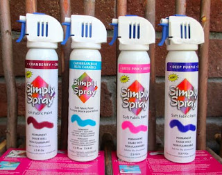 Review of Simply Spray Fabric & Upholstery Paint | Keep Calm and Craft ...