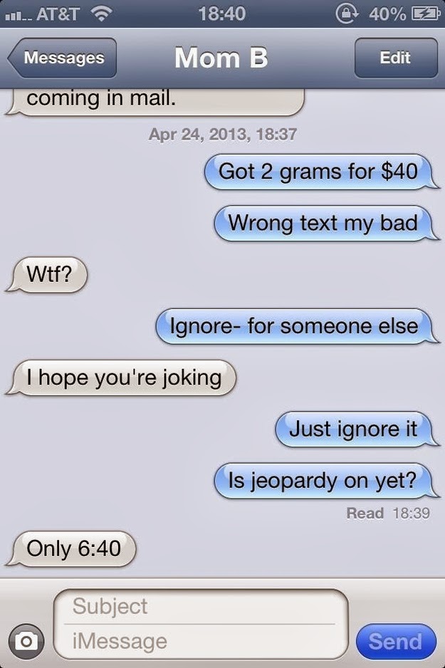 999,999,999 people: Have you ever tried to mess up with your parents