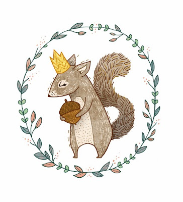 Jori van der Linde Illustration: All Hail the Squirrel Queen