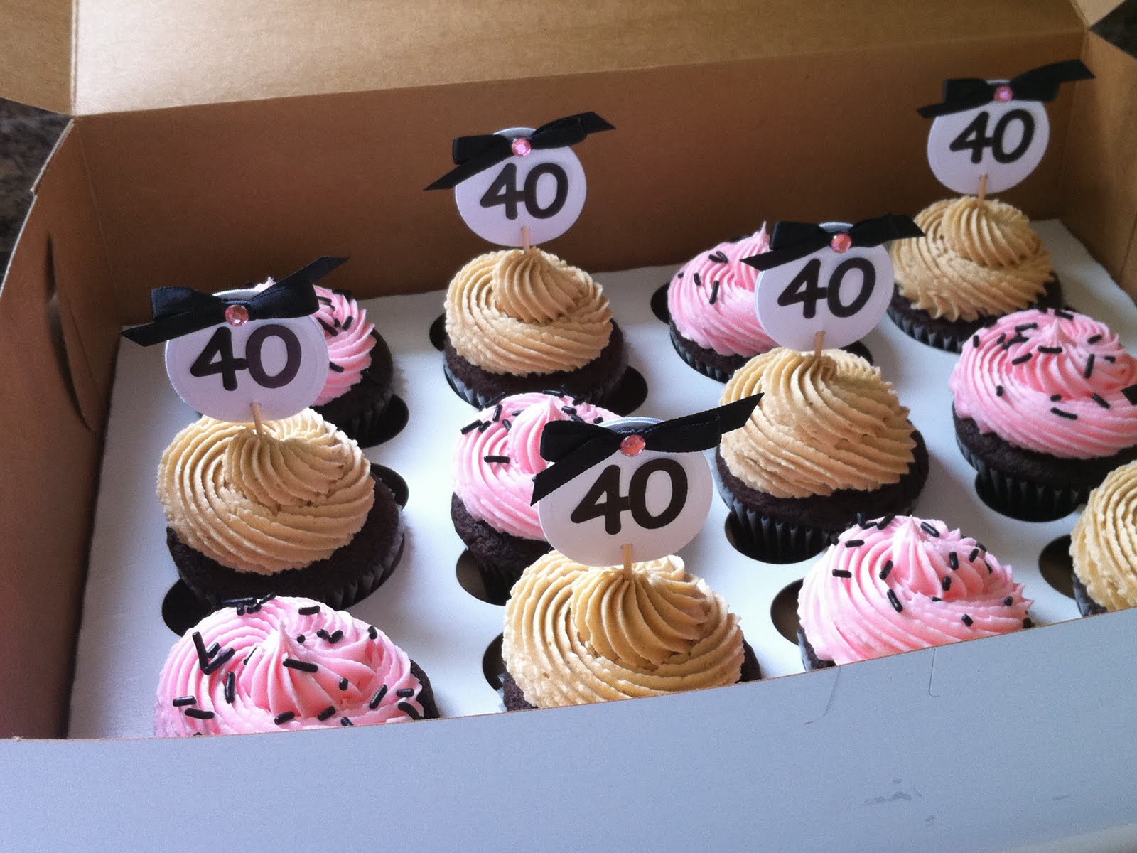 Cupcakes by Allison Smith: 40th Birthday