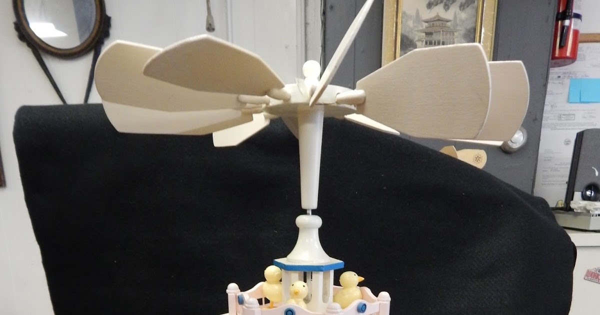 13909 Antiques: Vintage Easter Candle Carousel
