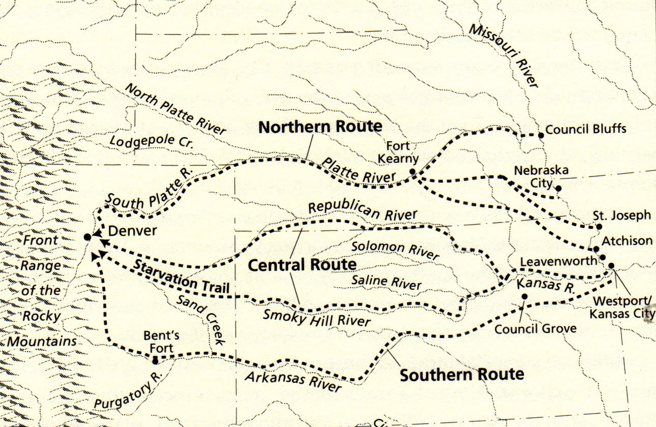 Gold Rush Trail Map
