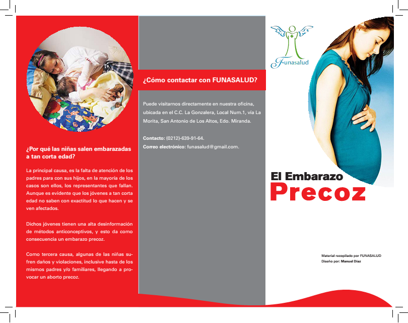 Triptico El Embarazo Precoz En La Adolescencia El Embarazo Triptico El Embarazo Precoz En La Adolescencia El Embarazo