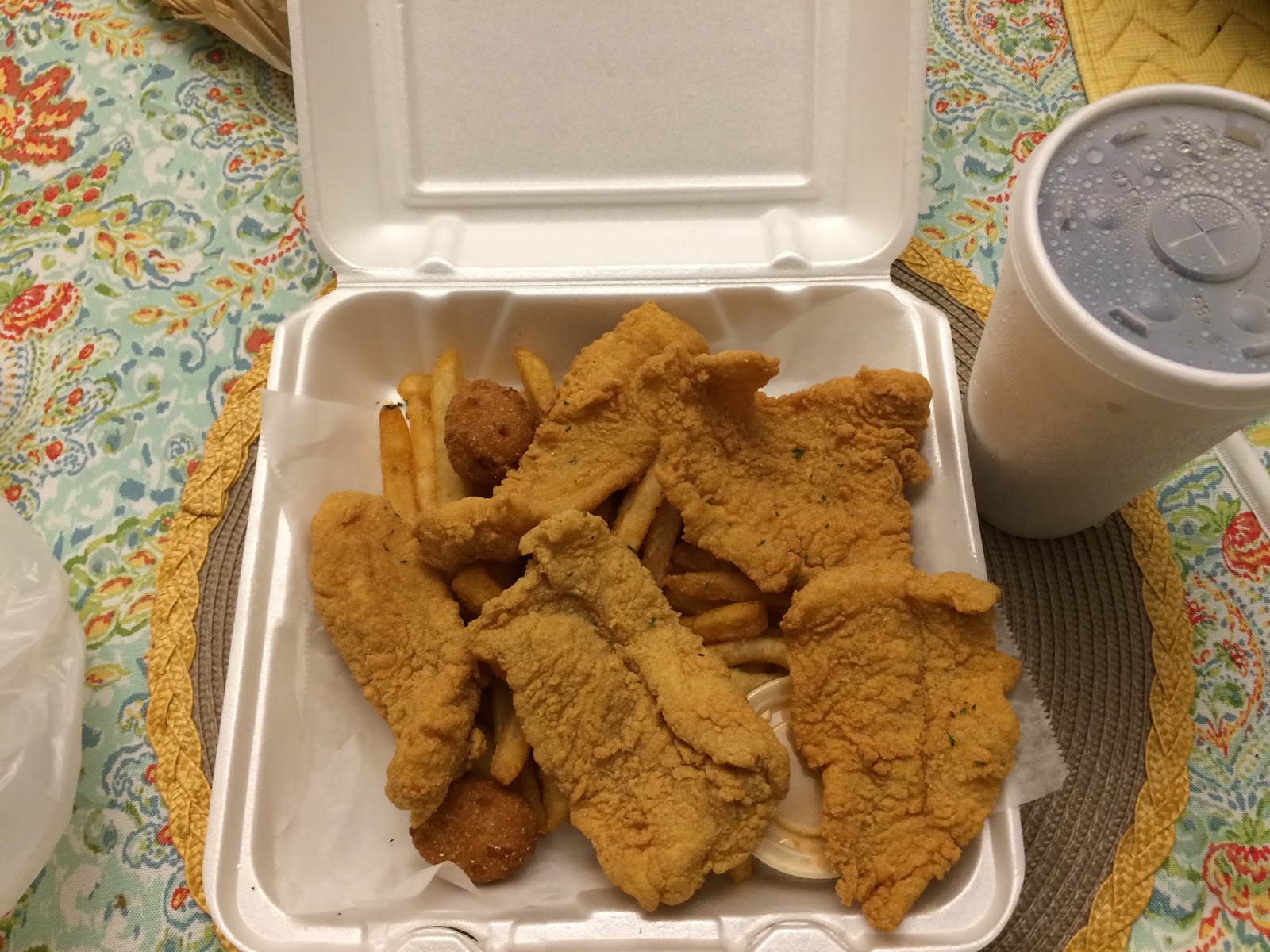 Houston And Delights: Catfish Station: Catfish Basket