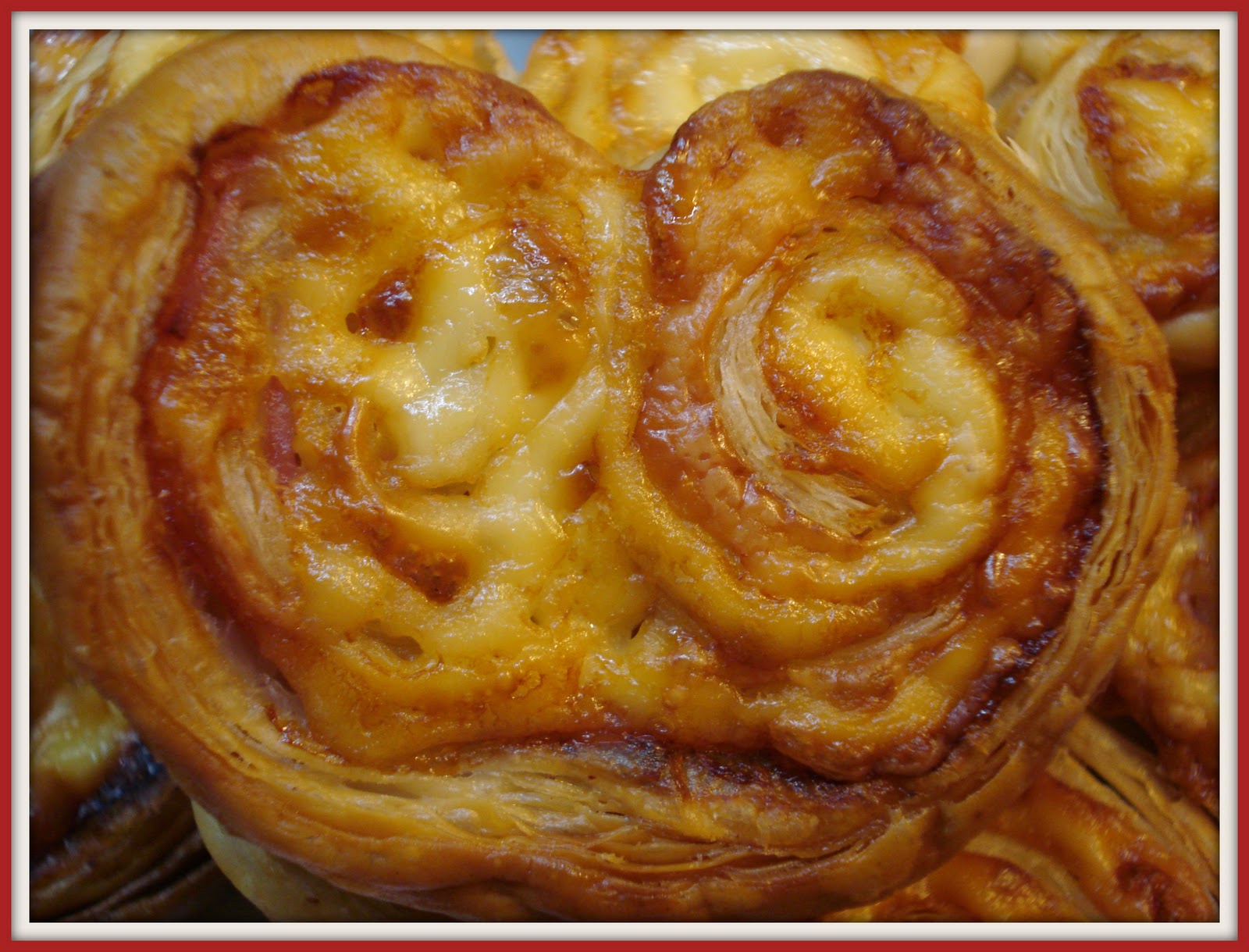 Recetillas de Mer: PALMERITAS DE JAMON Y QUESO