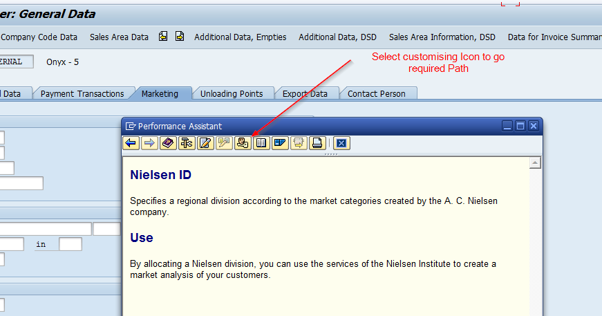 Identify Customizing Path Through Screen Fields 