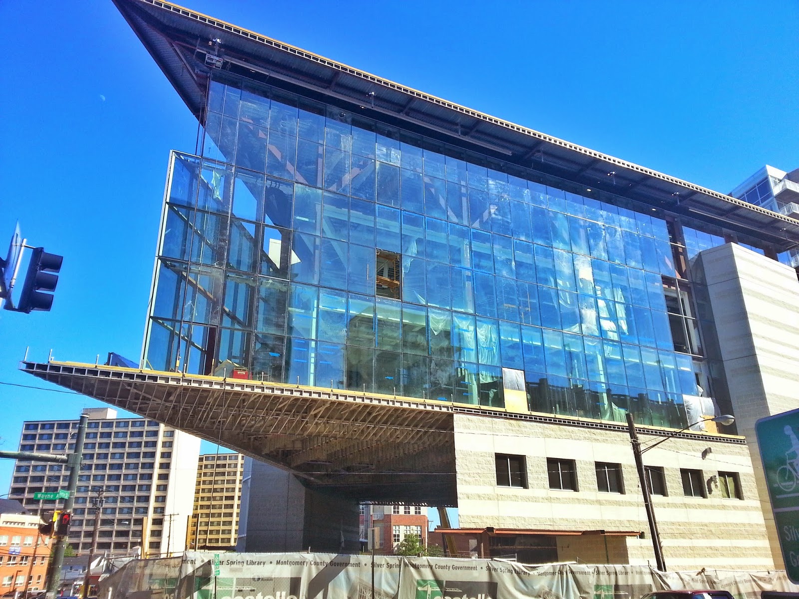 East MoCo: SILVER SPRING LIBRARY CONSTRUCTION UPDATE (PHOTOS)