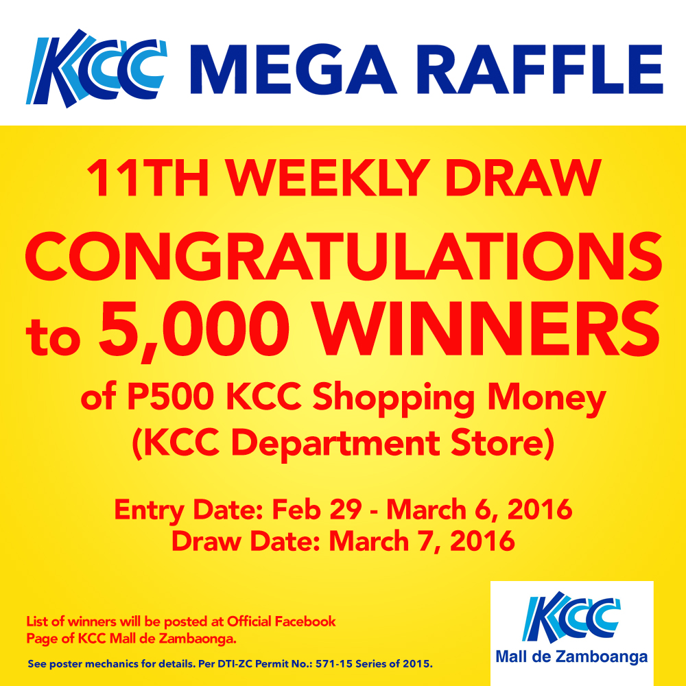 KCC Mega Raffle