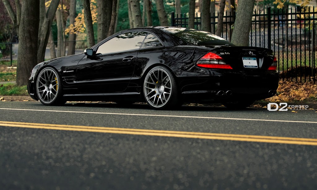 Mercedes-Benz R230 SL55 AMG on D2FORGED Wheels | BENZTUNING