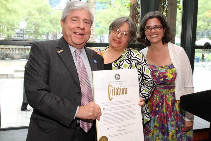 Friends of Sunset Park: Maria Roca is honored by New Yorkers 4 Parks at ...