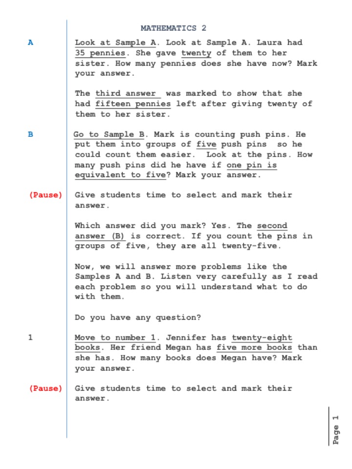 ONLINE SAT-10 Practice Tests for KG, Grade 1, and Grade 2: Diagnostic ...