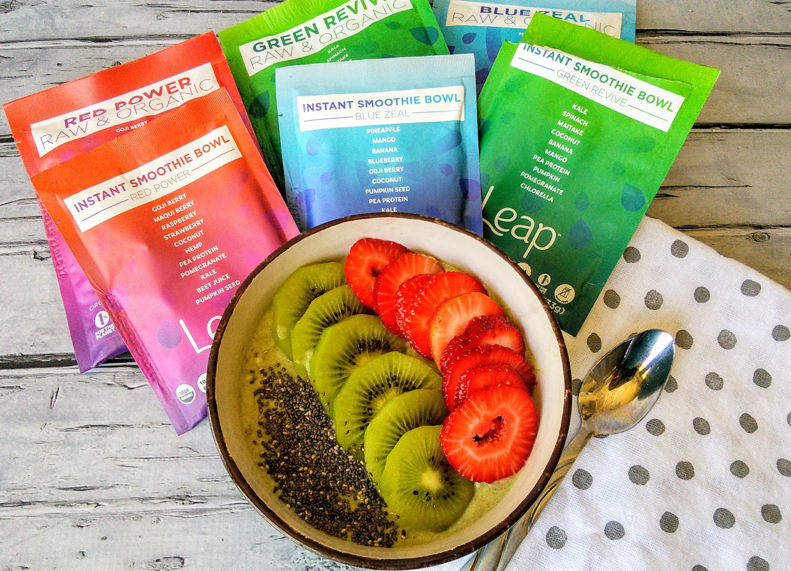 I just love that Leap Smoothies are organic, vegan, gluten-free, dairy ...