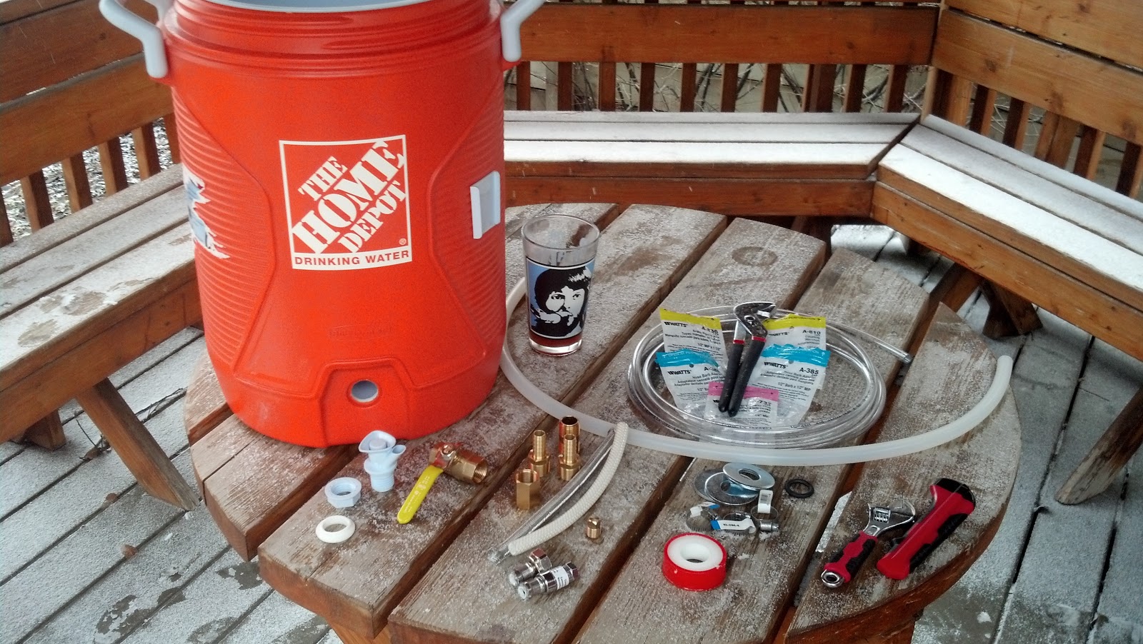 The passion of the brew!: Making a mash tun in Canada!