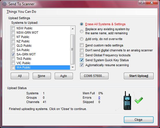 Ozscan - Uniden Scanner Instructions: UBCD396XT - FreeScan Basic ...